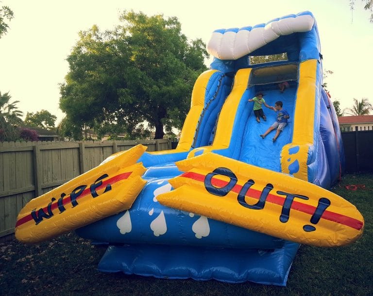 17ft Wipeout Water Slide