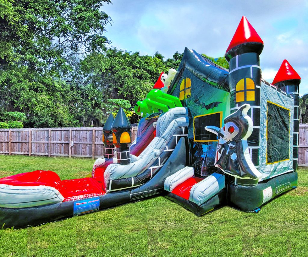 Halloween Mansion Bounce House Combo (C24) – Mom's Party Rental